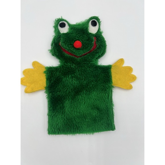 Sheram Puppets | Toys | Sheram Puppets Green Frog Plush Hand Puppet ...